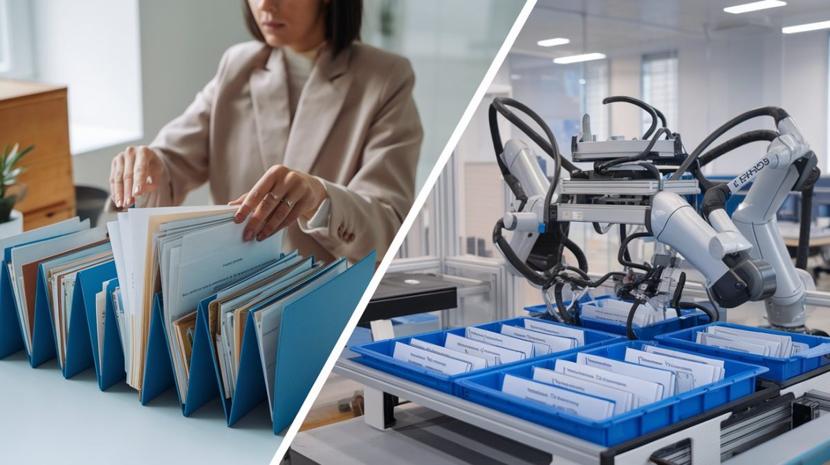 Manual vs Automatic: Sort Documents - Docupile