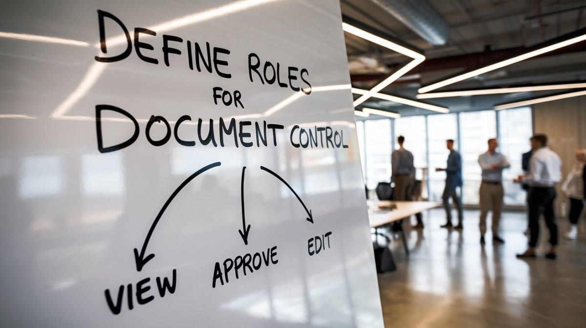 Define Roles in Document Control - Defining roles in Document Control