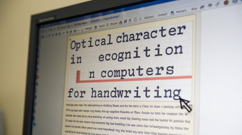 Optical Character Recognition for Handwriting