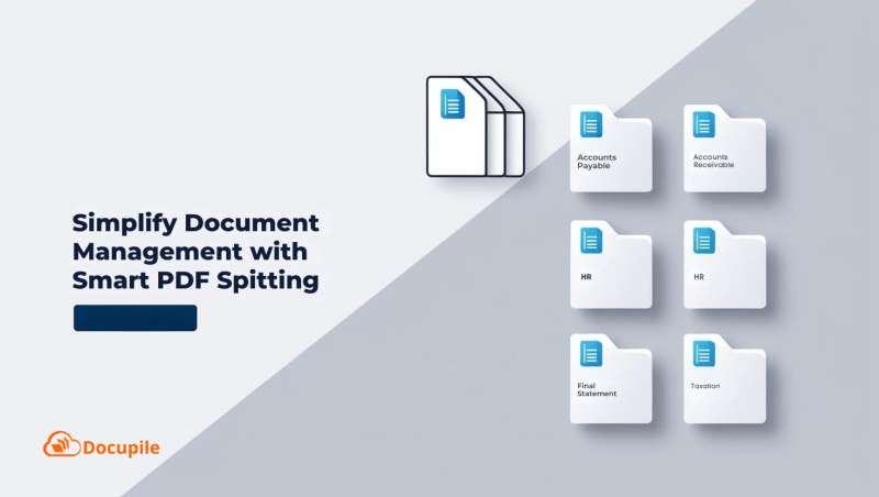 Docupile Smart PDF Split : Effortlessly manage complex documents.